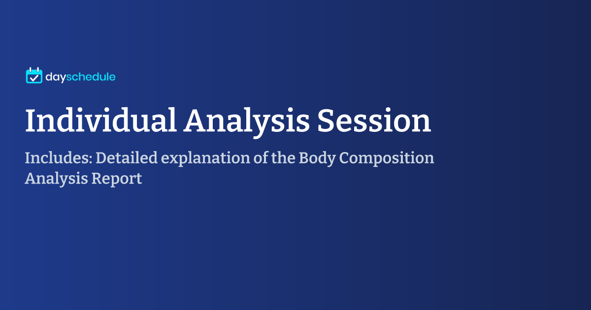 Individual Analysis Session